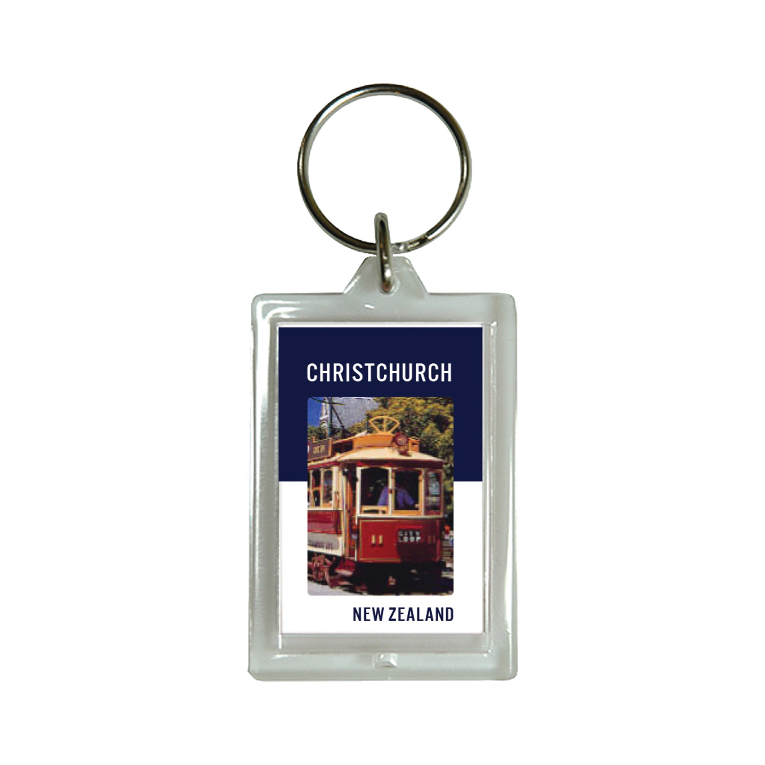 533K - Keyring Acrylic Christchurch Tram – Parrs Products