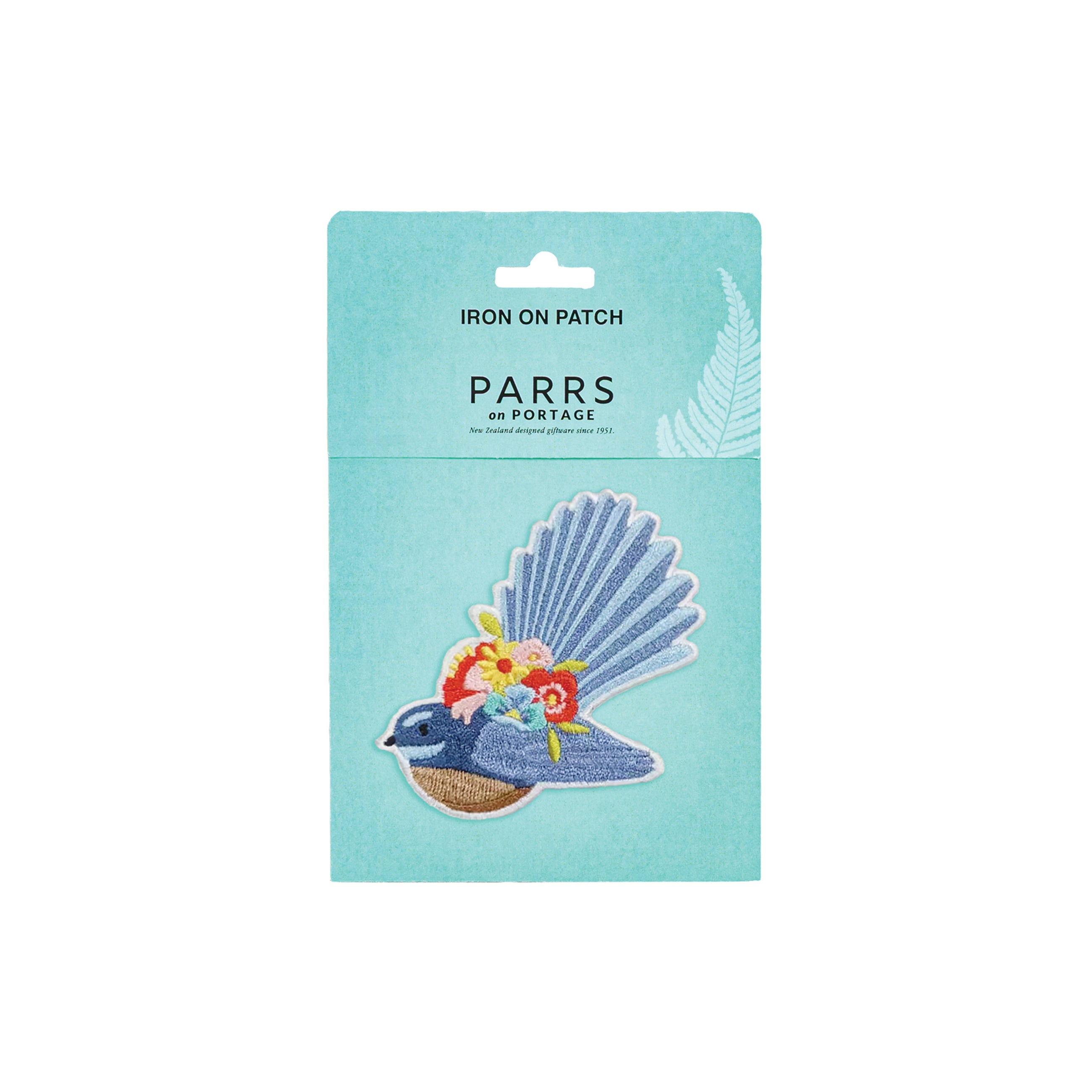 E166 - Patch Fantail with Flowers – Parrs Products