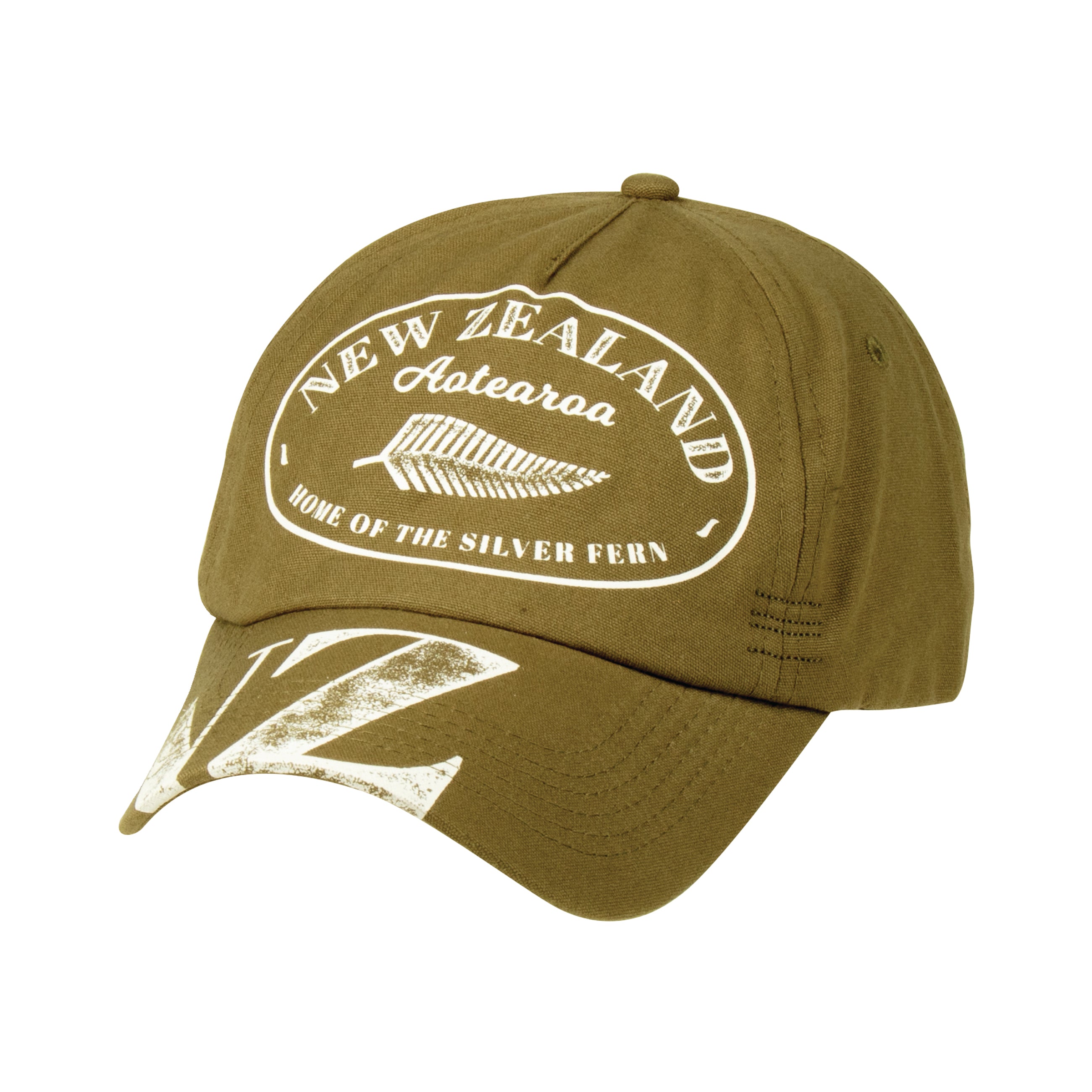HCNZFPG - Hat Cotton NZ & Fern Print Green – Parrs Products