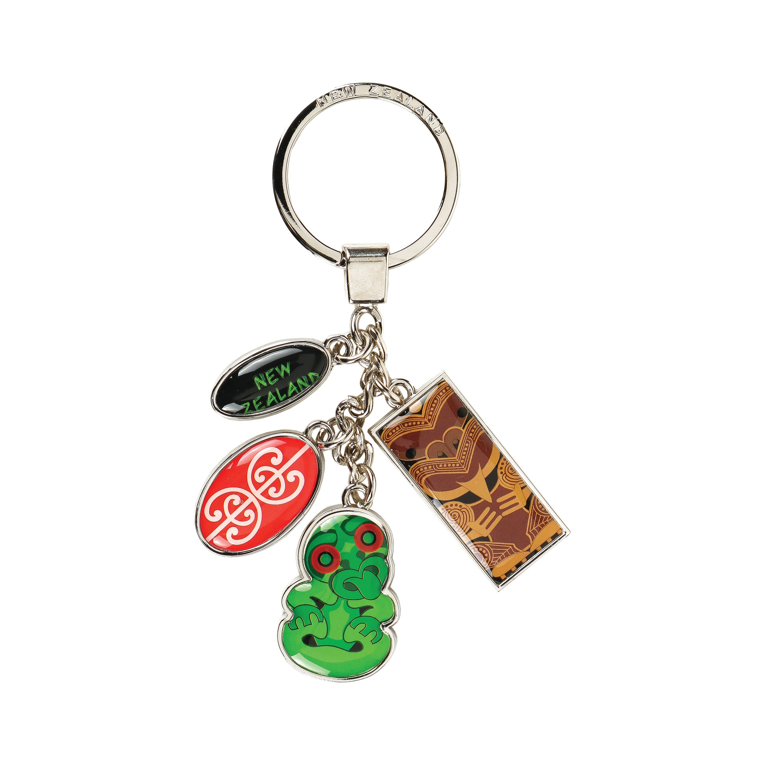 KR127 - Keyring Metal Tiki & Maori Charms – Parrs Products