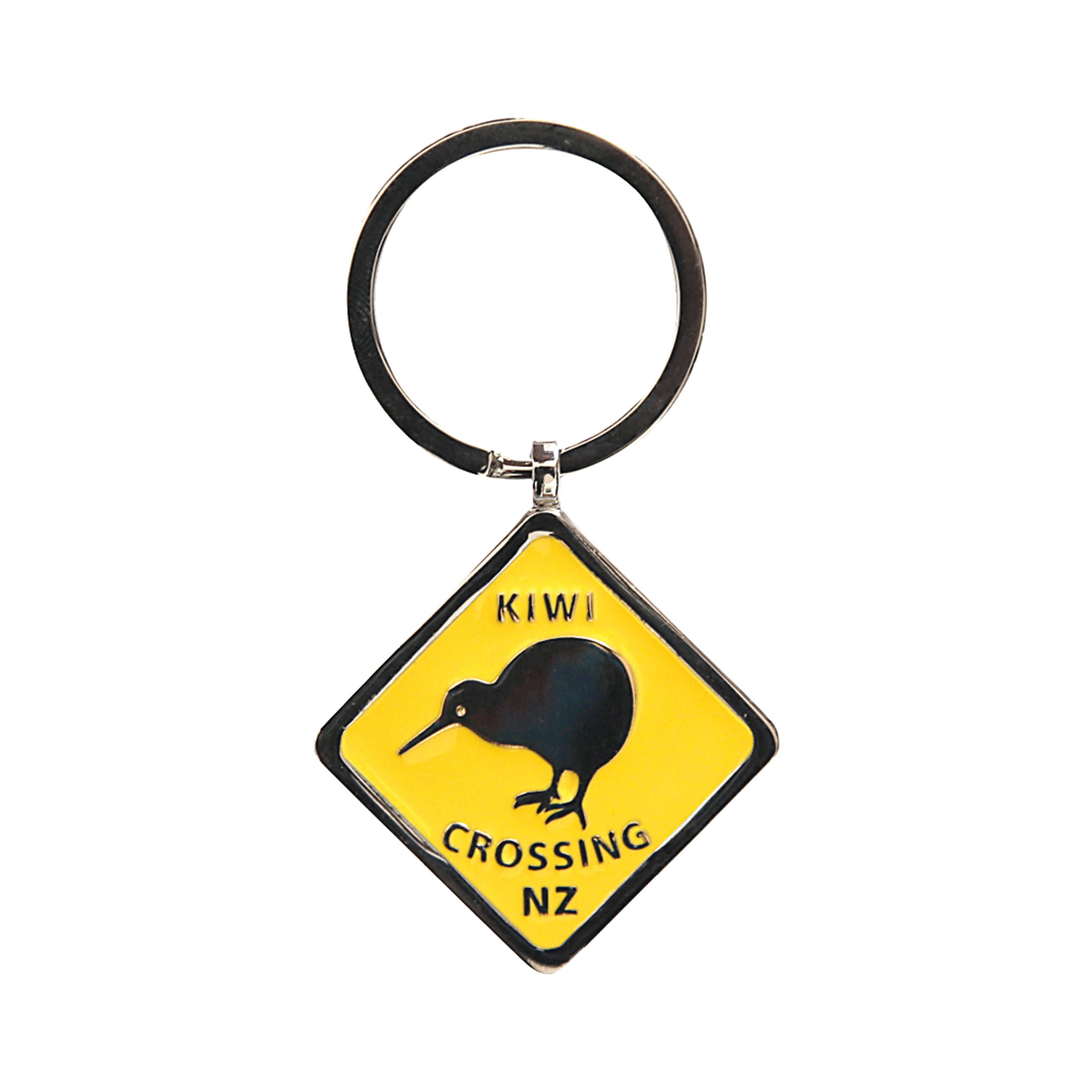 KR86 - Keyring Metal Kiwi Crossing – Parrs Products