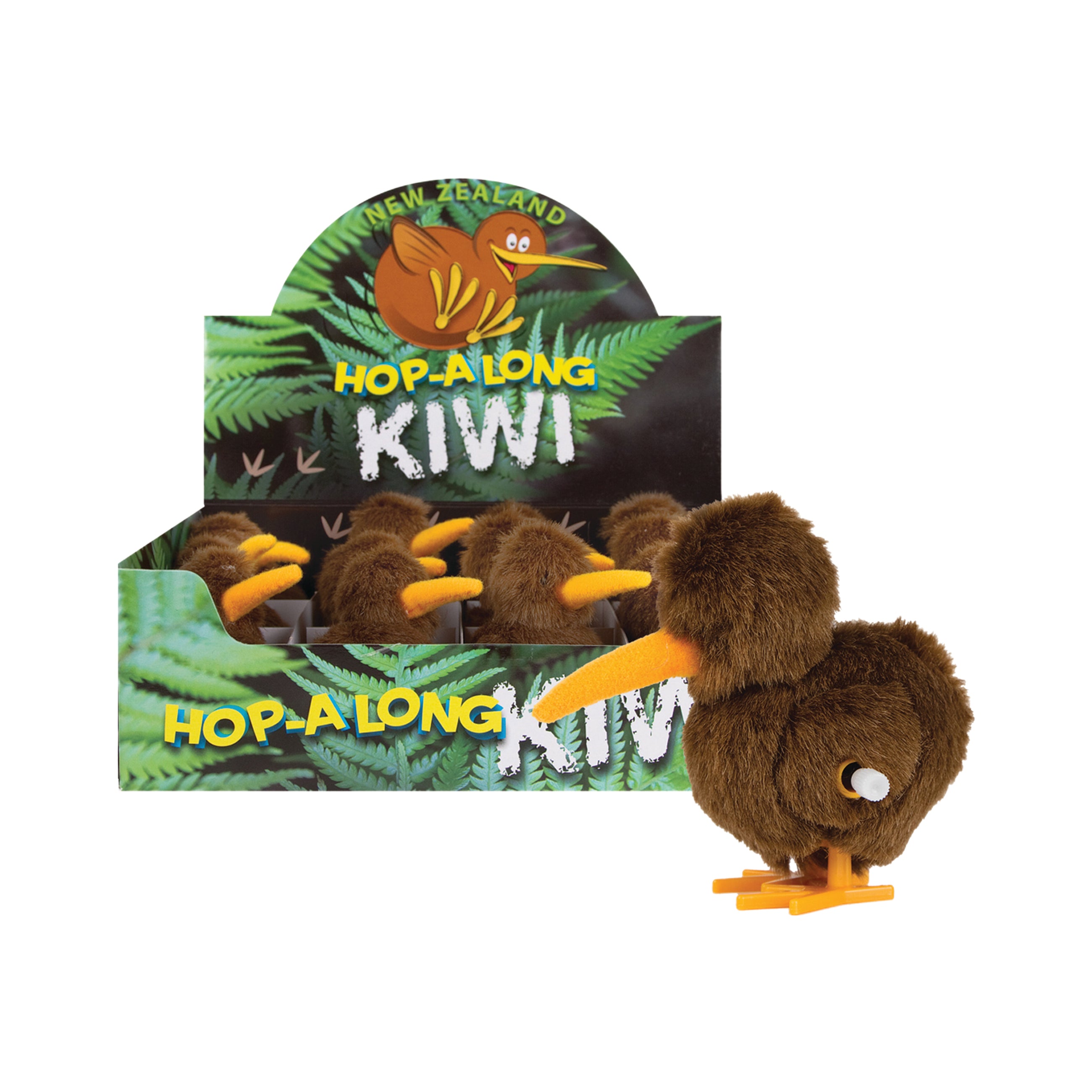 KW3 - Wind Up Kiwi Toy (Jumping Kiwi) 8cm – Parrs Products