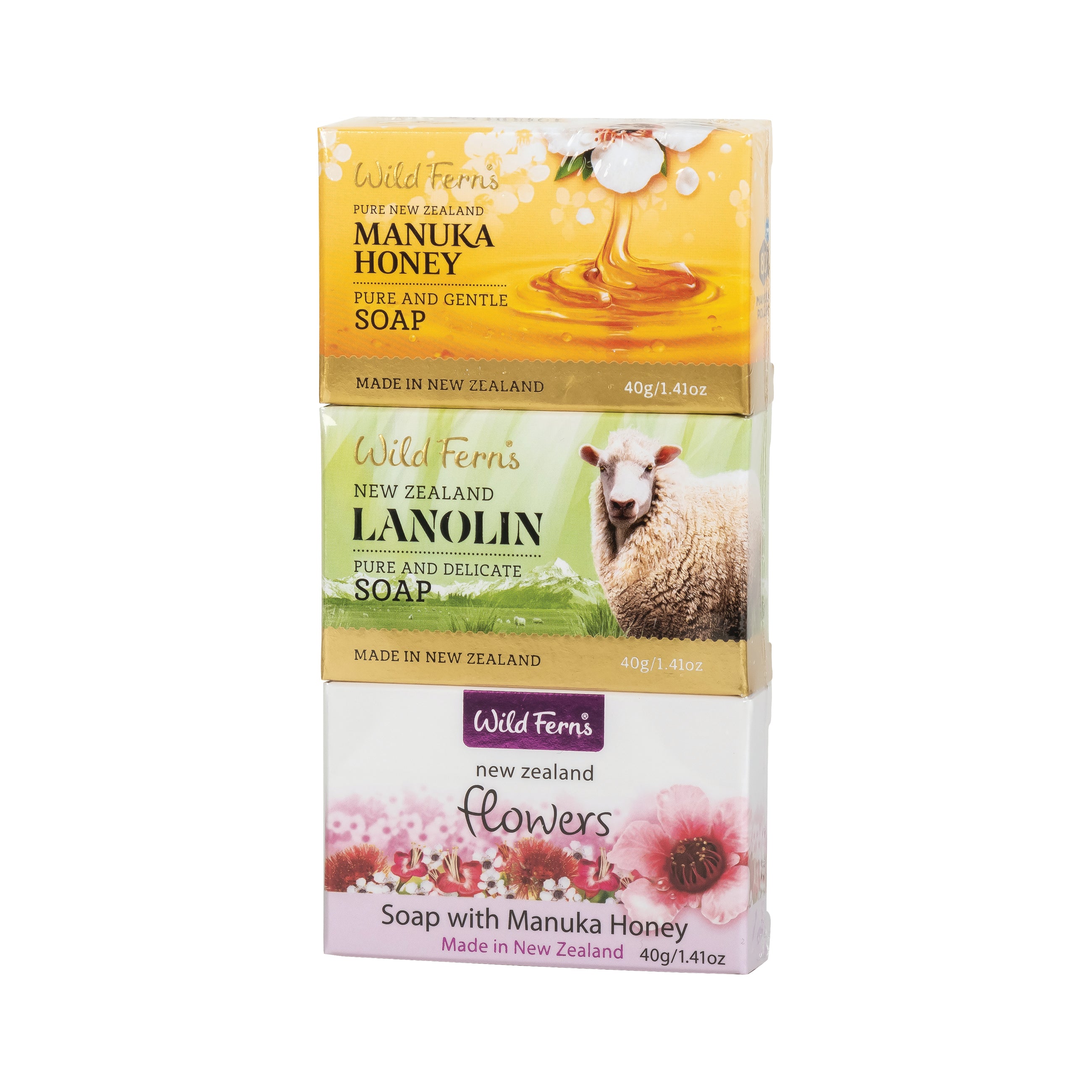 SPHLF - Soap Pack 3Pk Honey, Lanolin, Flowers (Contains – Parrs Products